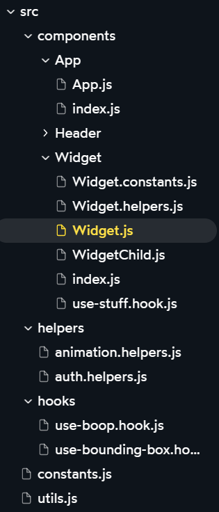 File Structure of a React Project - mancuoj File Structure of a React Project - mancuoj
